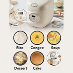 Kylin Multi-Function Mini Rice Cooker 2 Cups AU-K6612 Beige – Hello Kitchen