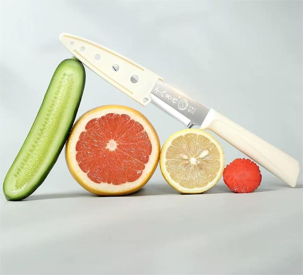 SBZ Fruit Knife with Sheath - Cream – Hello Kitchen